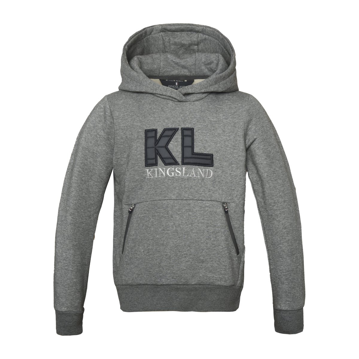 KINGSLAND EMORY Junior hoodie. Grey Forged Iron