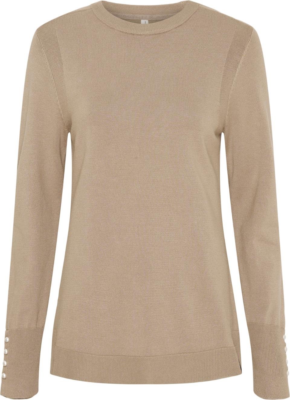 CATAGO ROBYN Strikket pullover. Beige