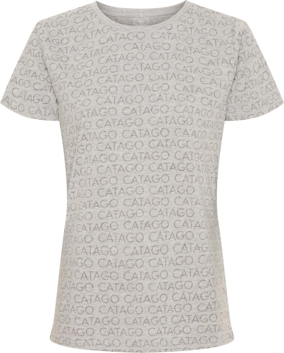 CATAGO TIMO Logo T-shirt. Grey Melange